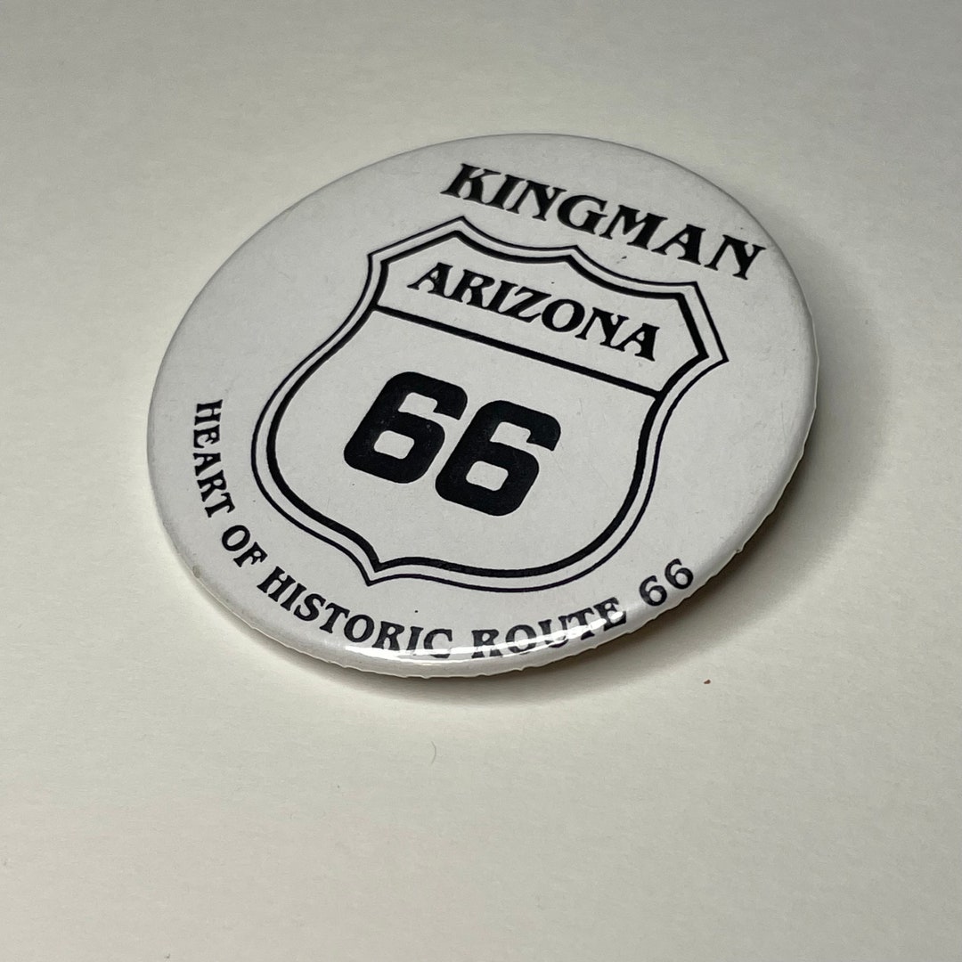 Vintage Route 66 Pin Collectible Kingman Arizona Heart of Historic ...
