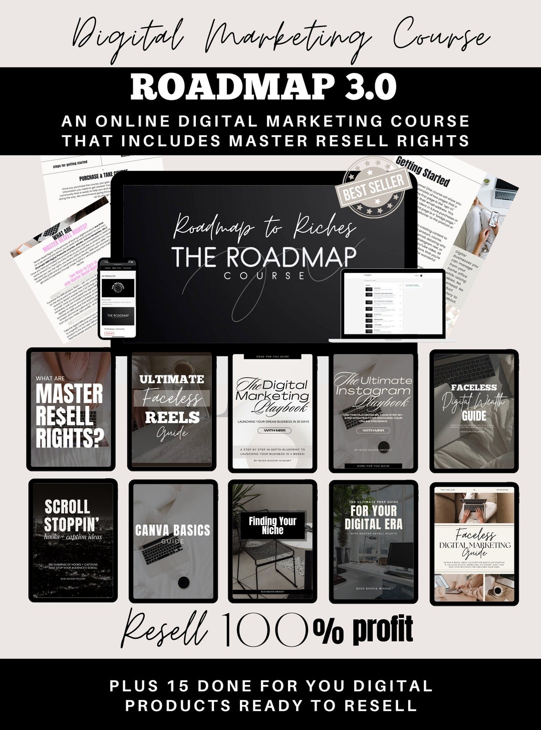 The Roadmap 3.0 Digital Marketing Course With Master Resell Rights (MRR ...