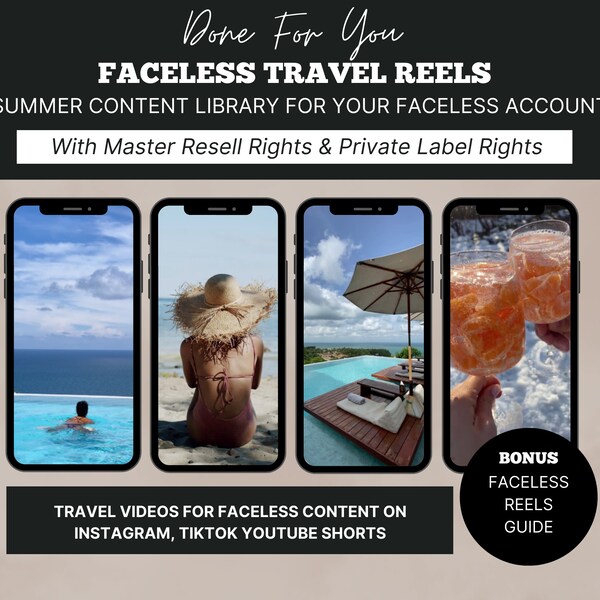 Summer Faceless Reels - Etsy