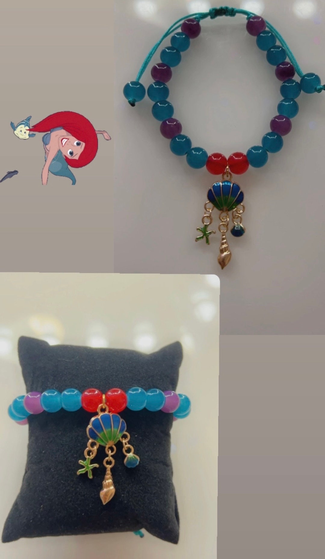 Ariel Beads Bracelets With Shell - Etsy