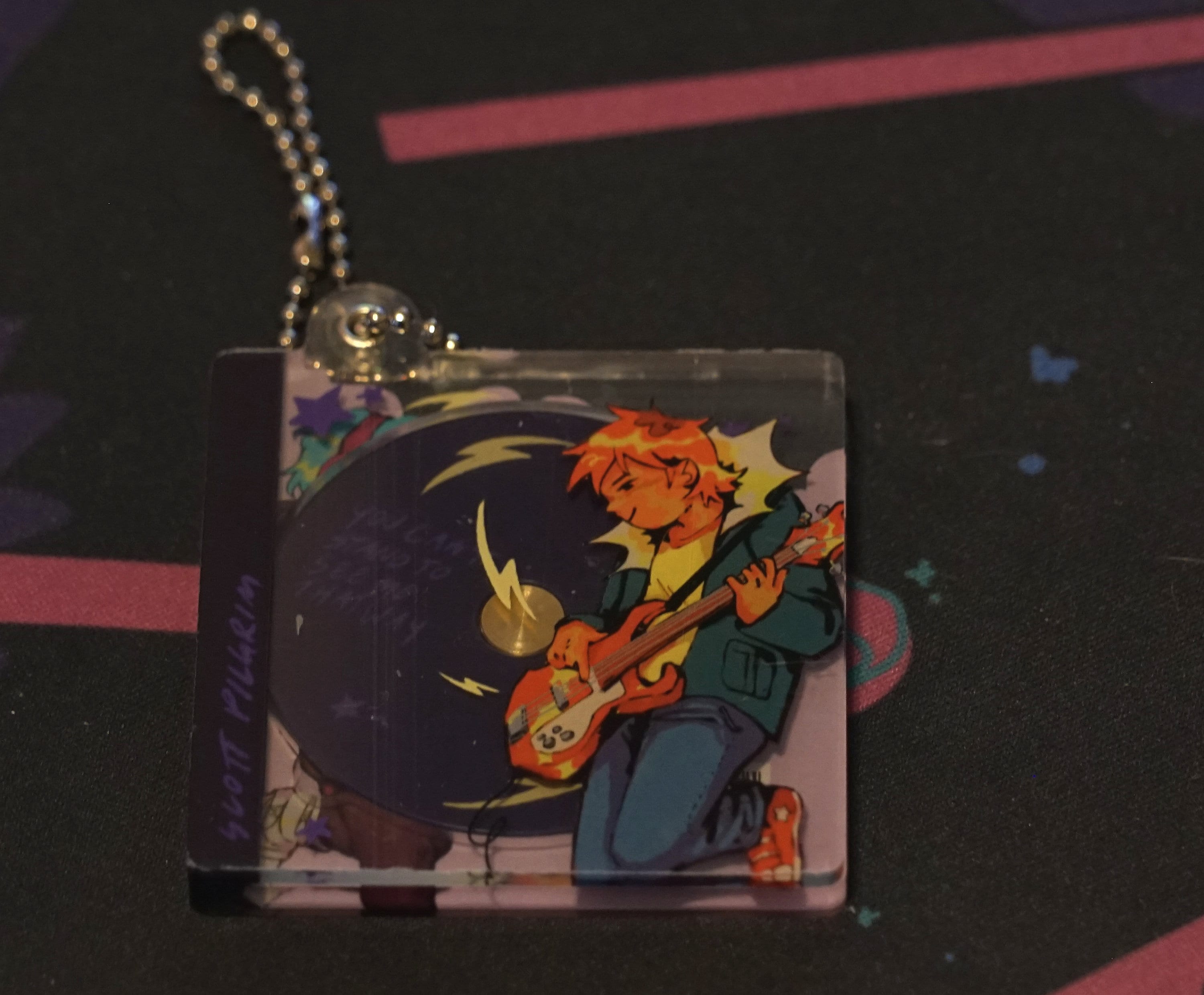 Scott Pilgrim Acrylic Cd Keychain Charm - Etsy