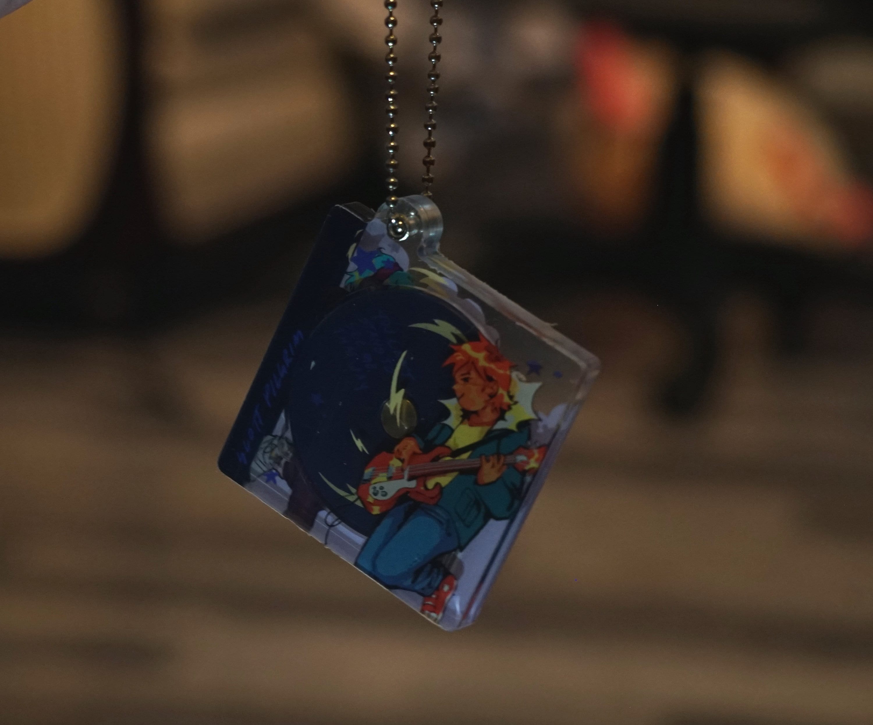 Scott Pilgrim Acrylic Cd Keychain Charm - Etsy