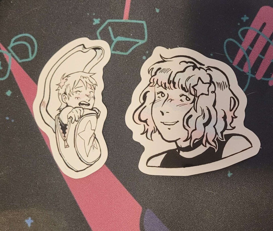 Scott Pilgrim Screentone Stickers - Etsy