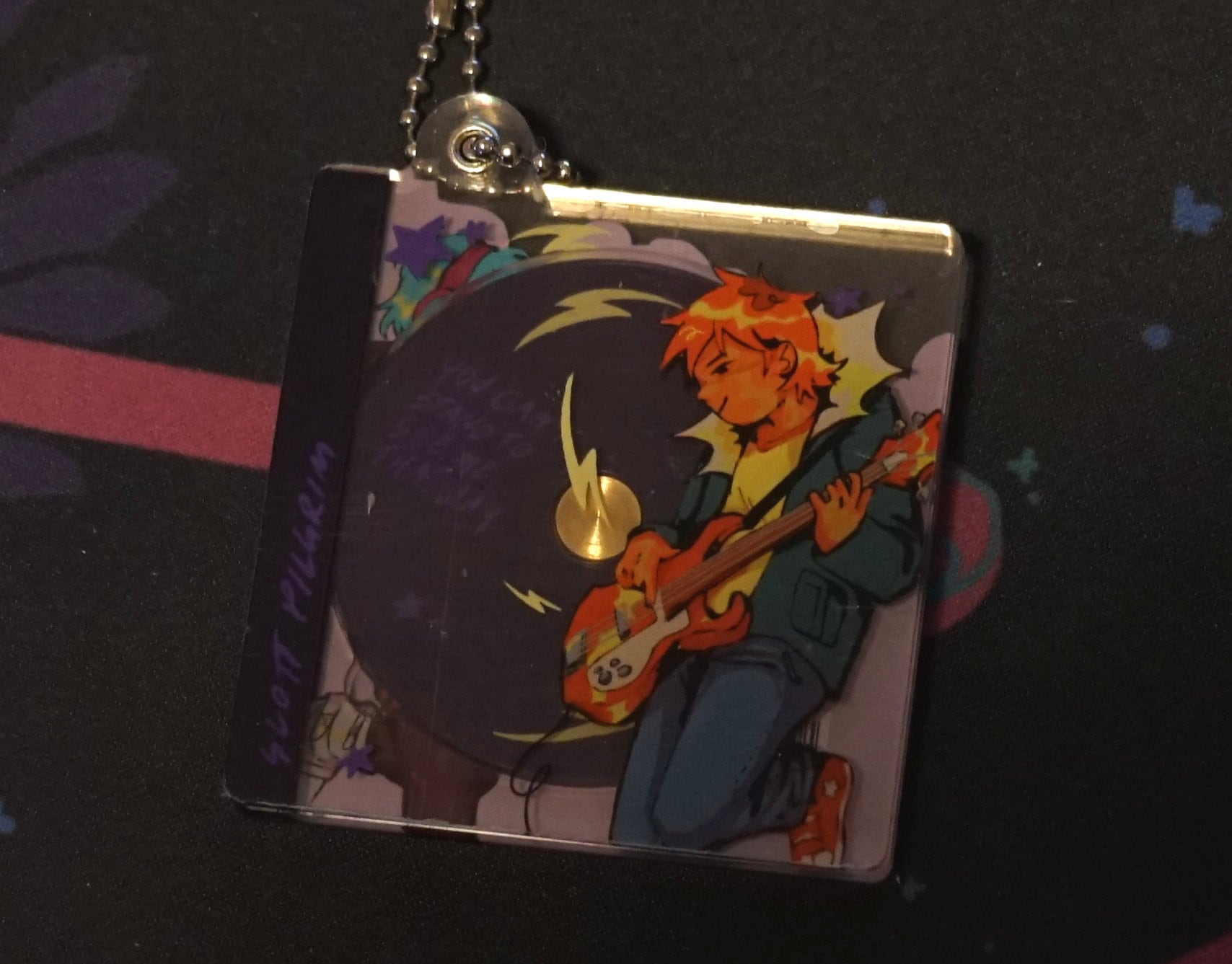 Scott Pilgrim Acrylic Cd Keychain Charm - Etsy