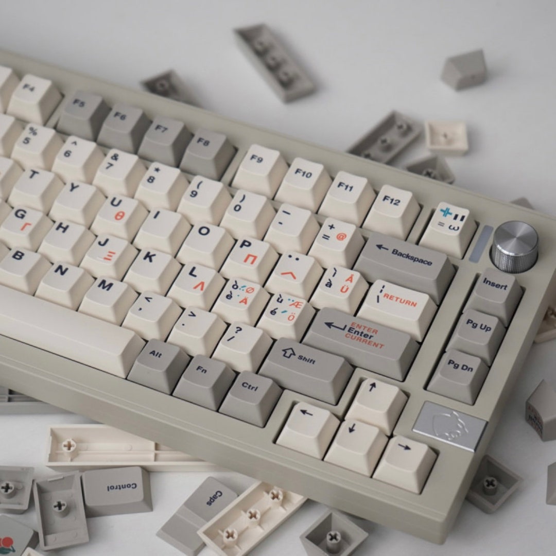 Retro Greek Keycap Set for Mechanical Keyboard ｜136pcs｜cherry Profile ...