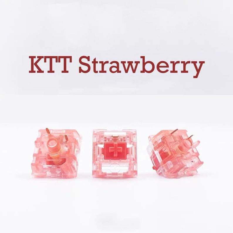 KTT Strawberry Linear Switches for Mechanical Keyboards - Etsy