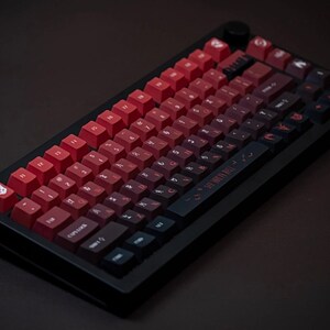New Blood Theme Gradient Keycap Set for Mechanical Keyboard152pcscherry ...