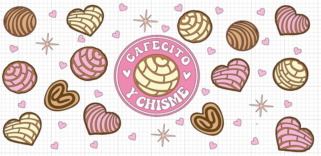 Cafecito Y Chisme Sticker Wrap - Etsy