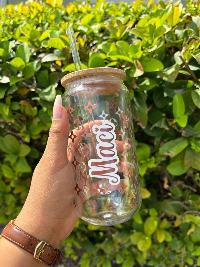 Designer Inspired first & Last Initials Sticker Wrap - Etsy