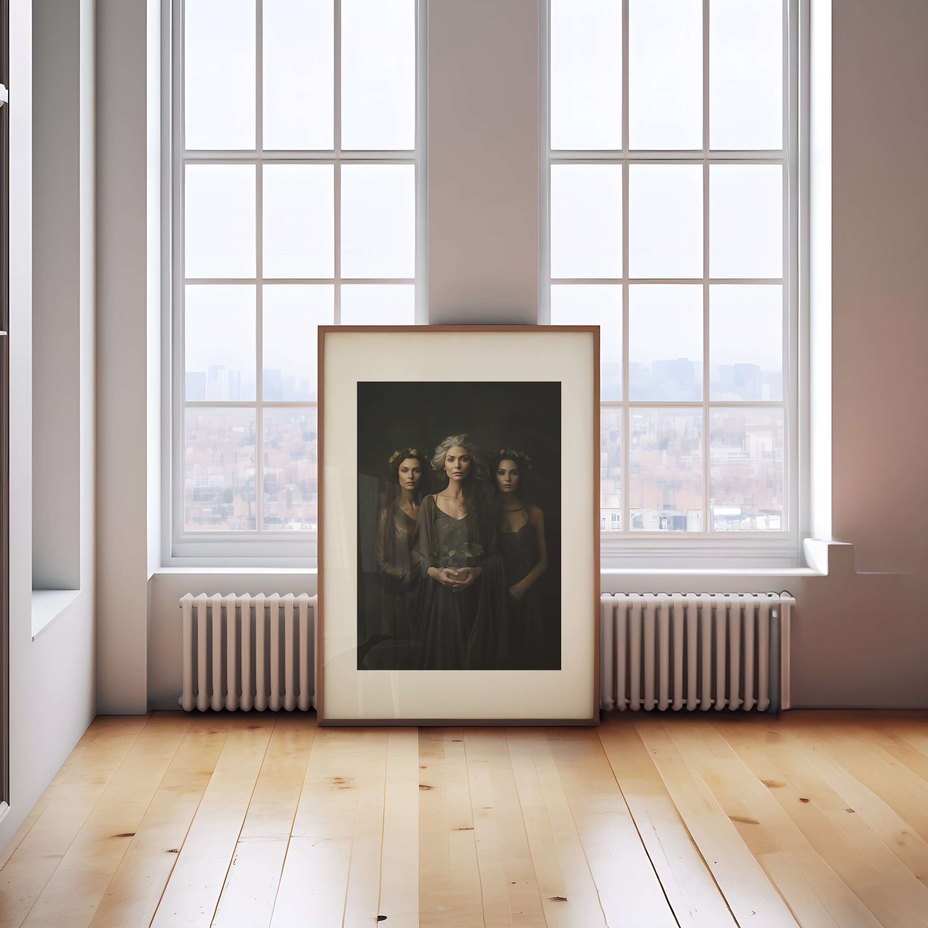Hecate Fine Art Portrait Painting Print Gift Altar Space - Etsy