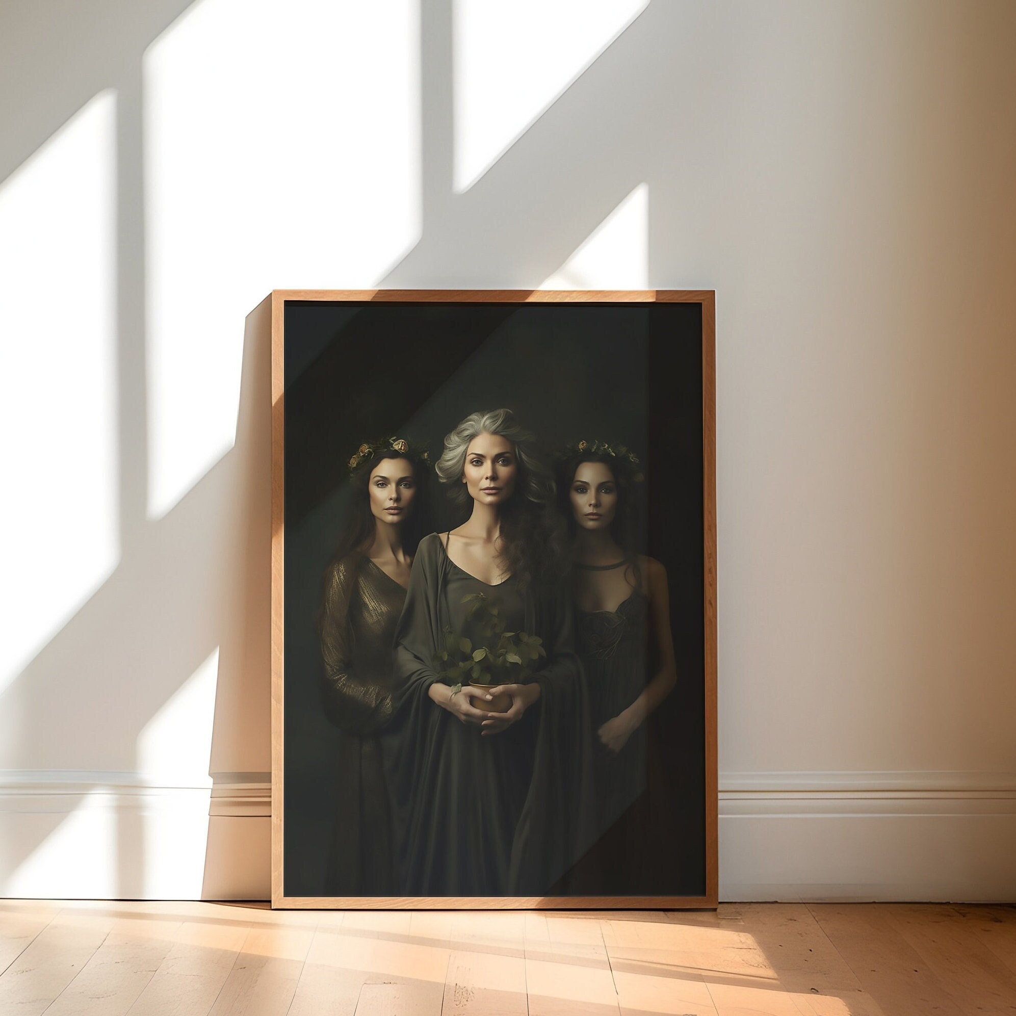 Hecate Fine Art Portrait Painting Print Gift Altar Space - Etsy