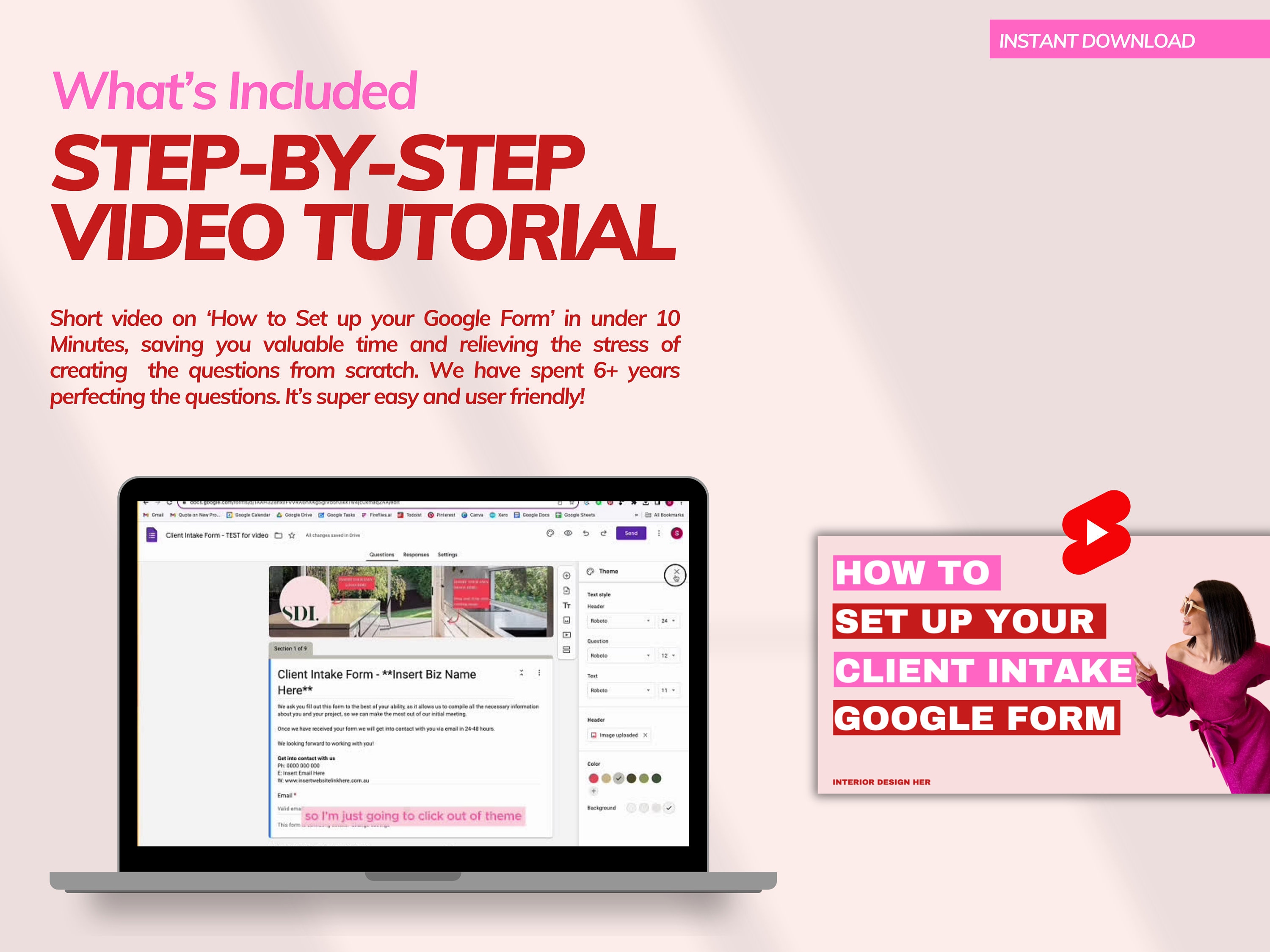 Interior Design Intake Form Interior Design Questionnaire Google Forms ...