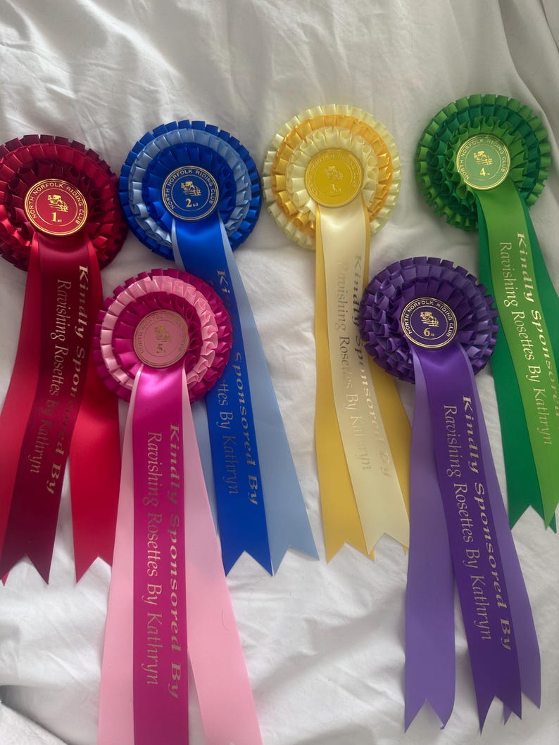 Individual Rosettes - Etsy UK