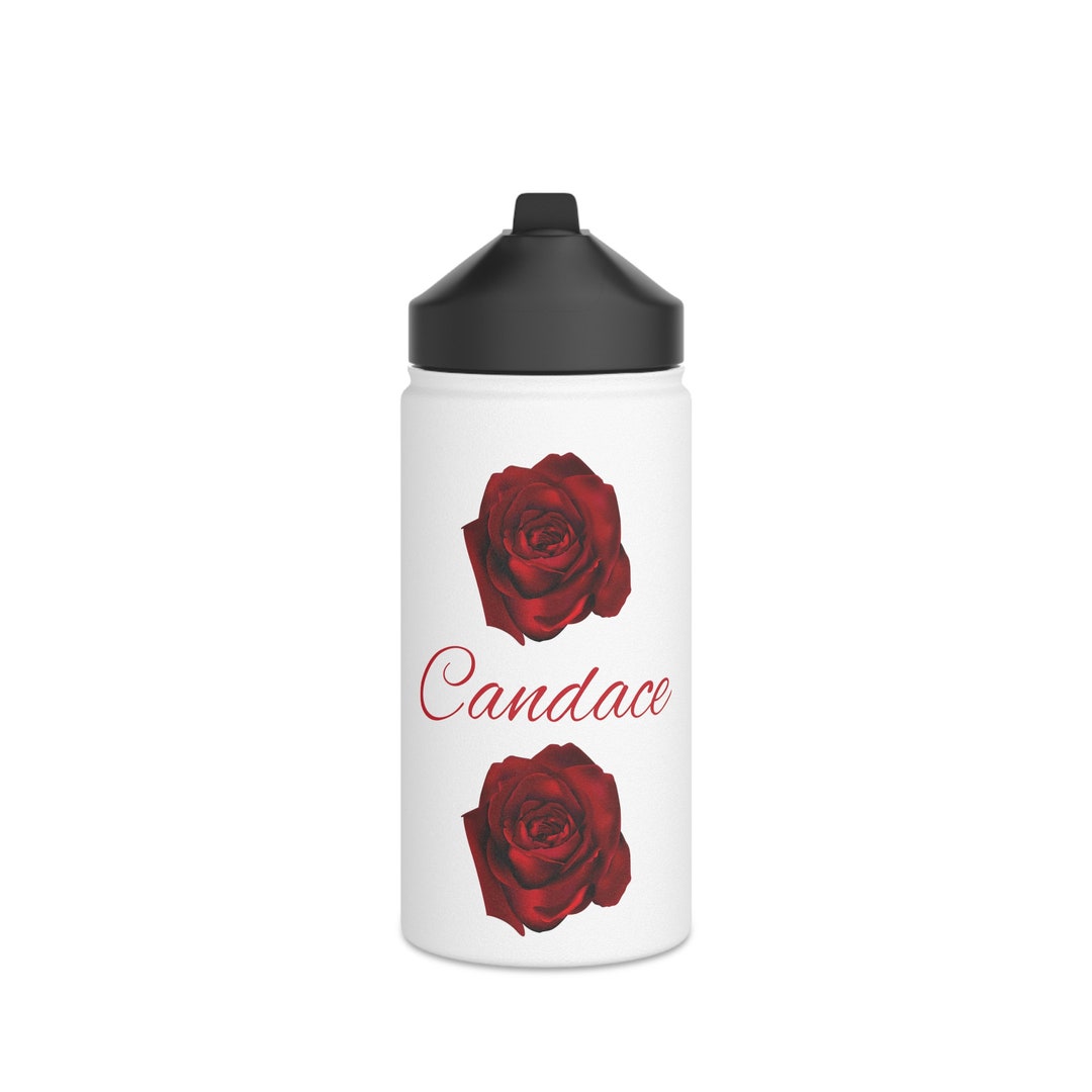 Candace Water Bottle Candace Gift Personalized Water Bottle - Etsy
