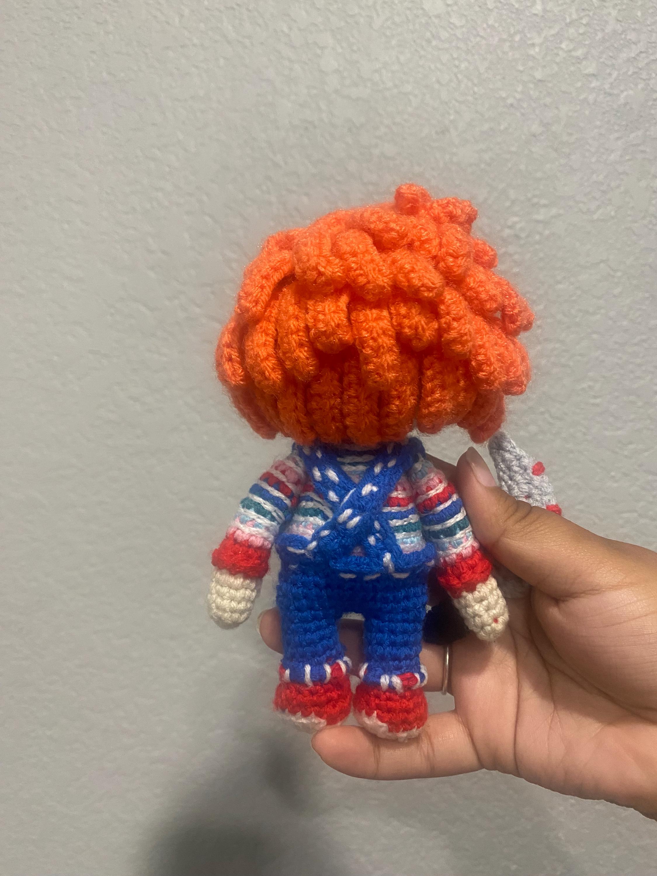 Chucky Crochet Horror Doll, Handmade Plushie - Etsy