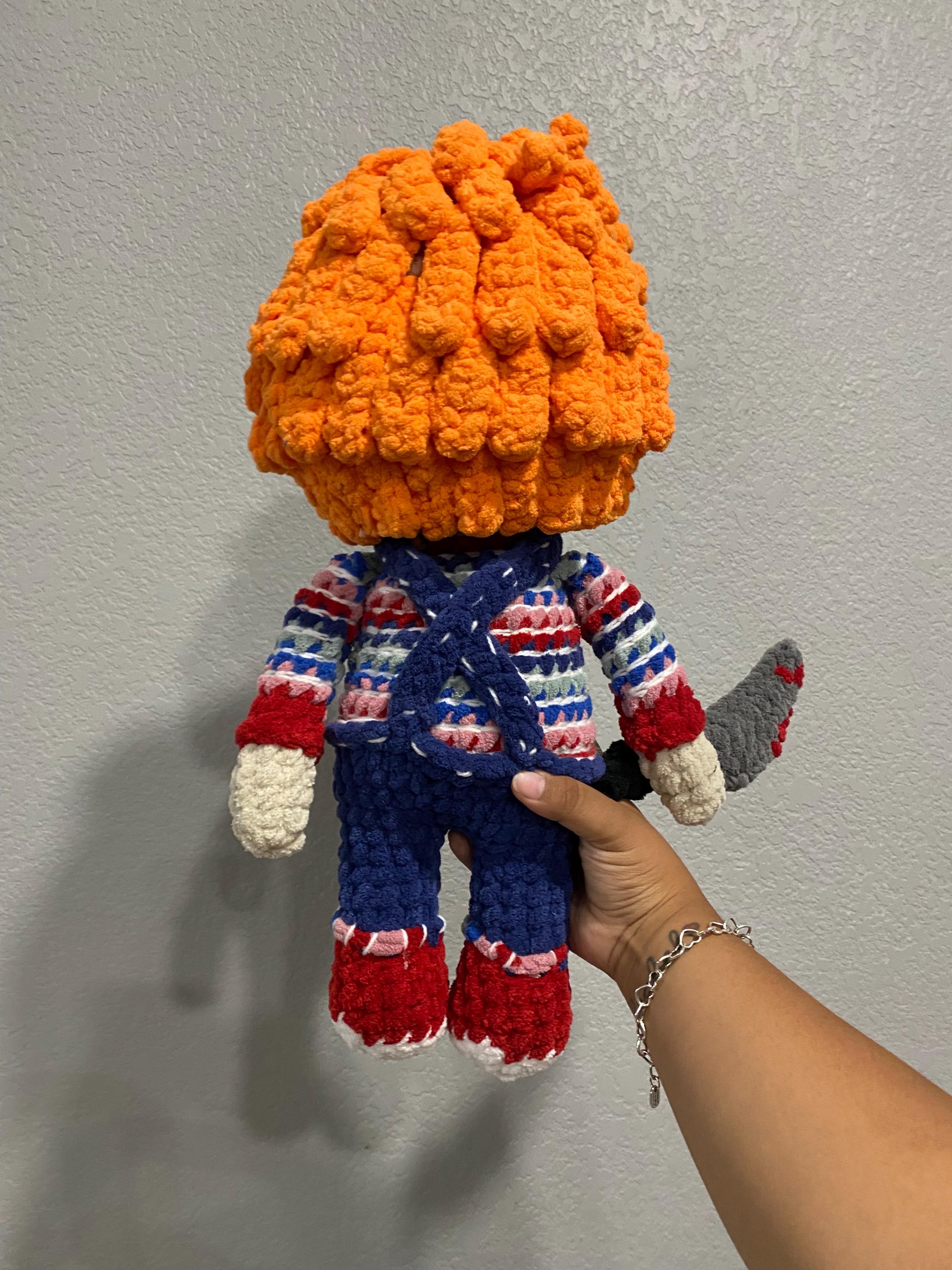 Chucky Crochet Horror Doll, Handmade Plushie - Etsy