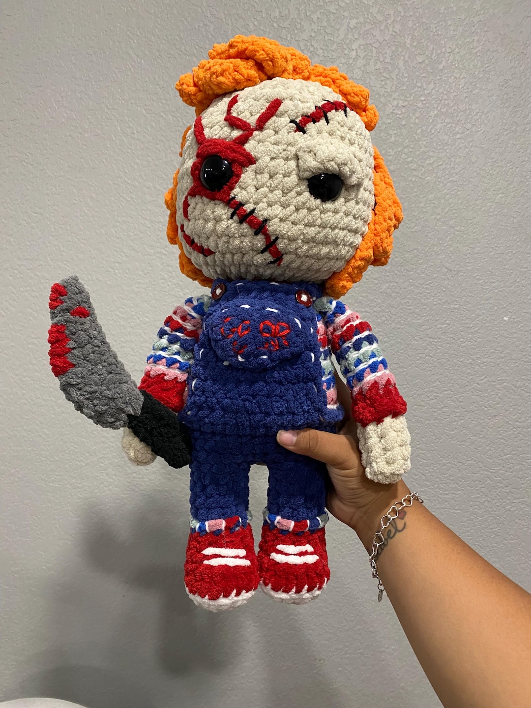 Chucky Crochet Horror Doll, Handmade Plushie - Etsy
