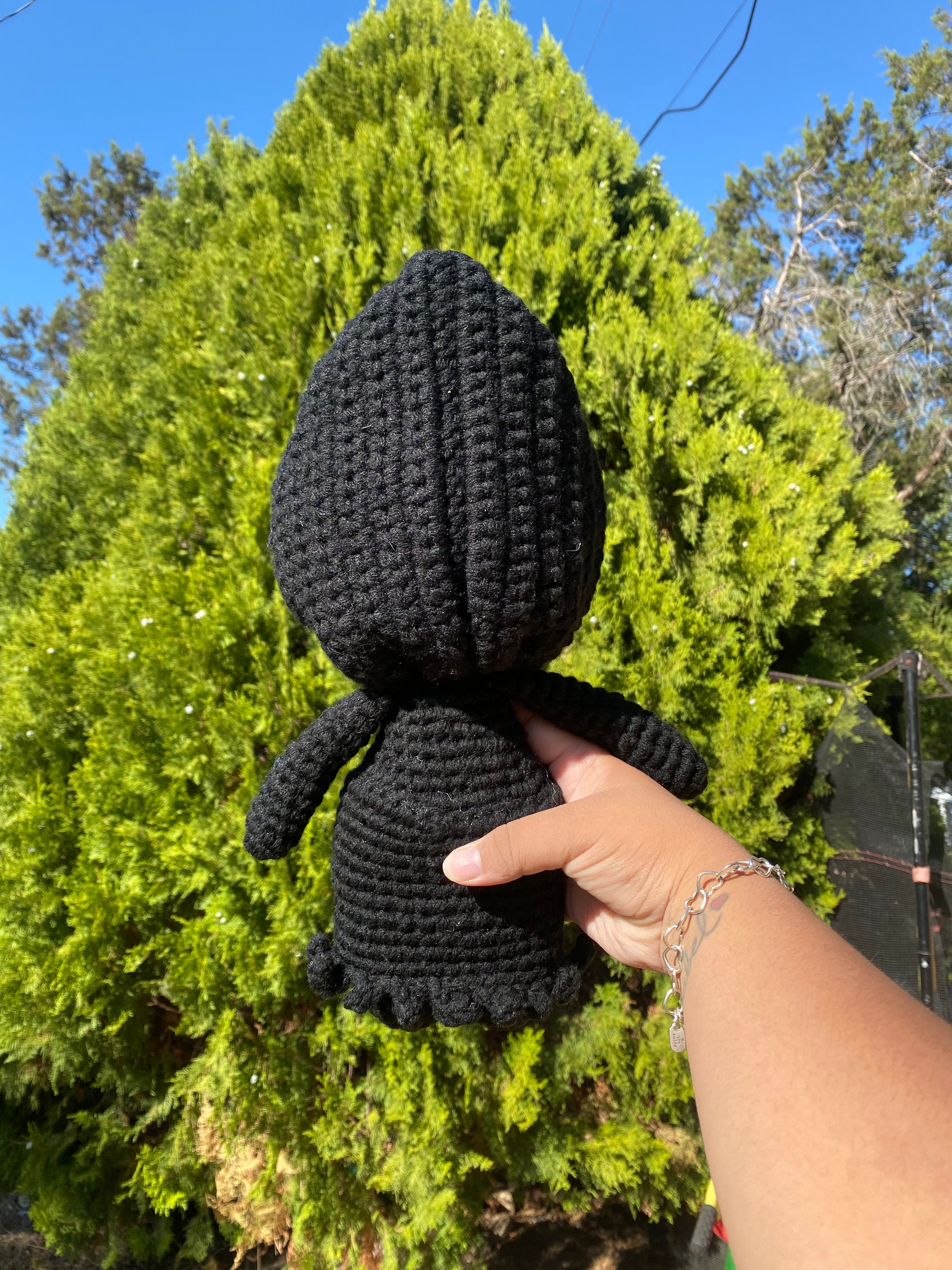 Ghostface Crochet Horror Doll - Etsy