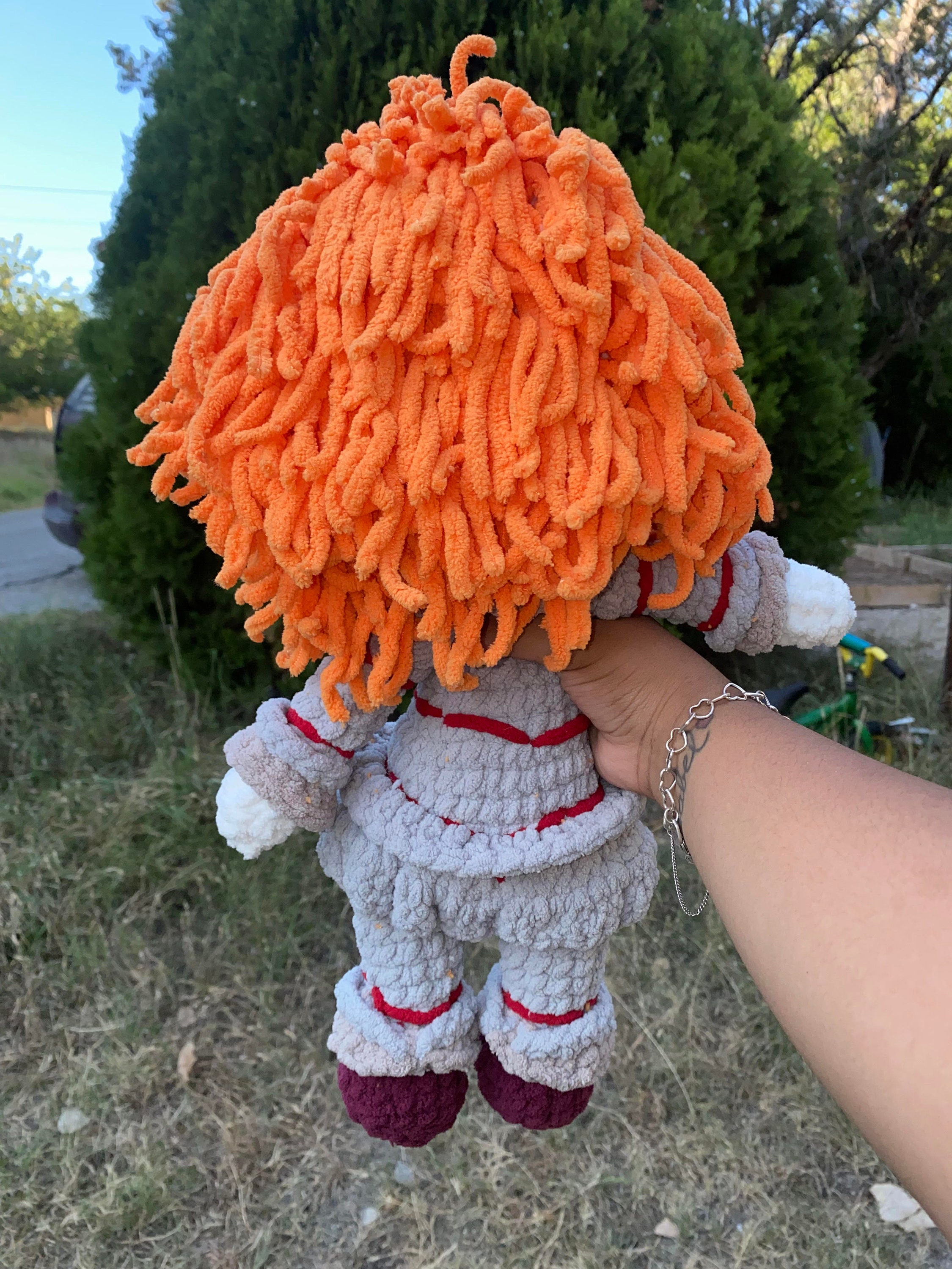 Pennywise Crochet Doll, Handmade Plushies - Etsy