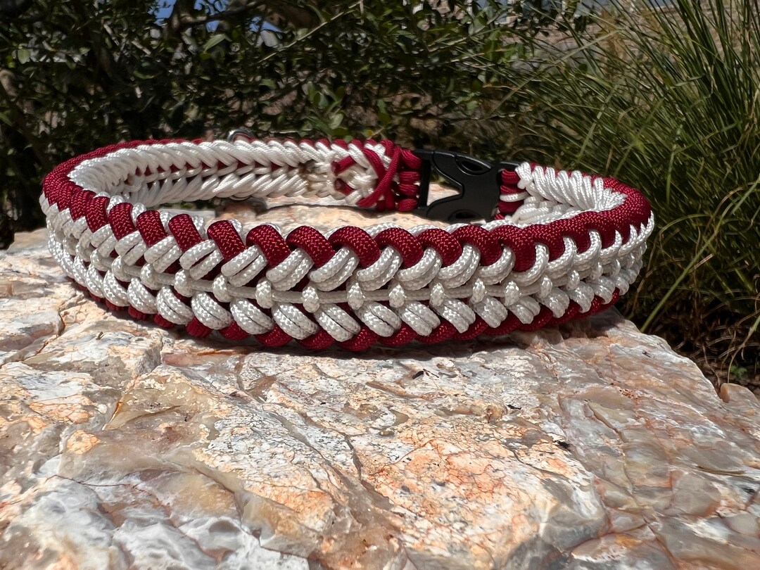 DEER TRACKS Paracord Dog Collar - Etsy