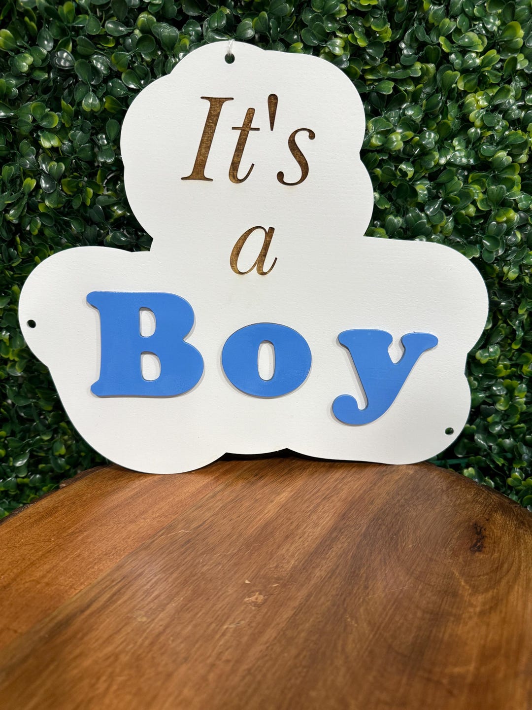 Custom Wood Sign/its a Boy Sign/laser Engraved/laser Cut/wreath Decor ...