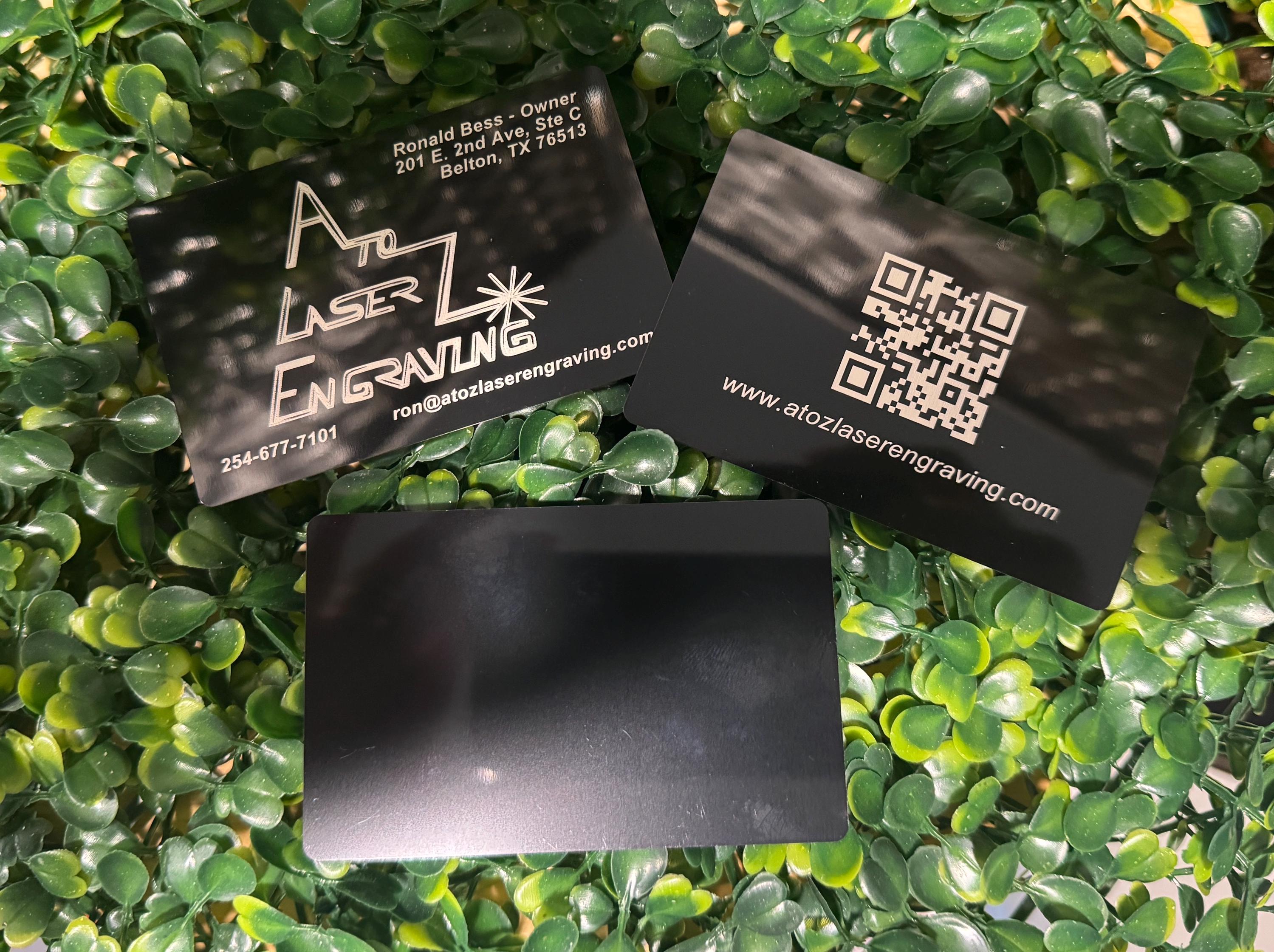 Laser Engraved Business Cards - Etsy