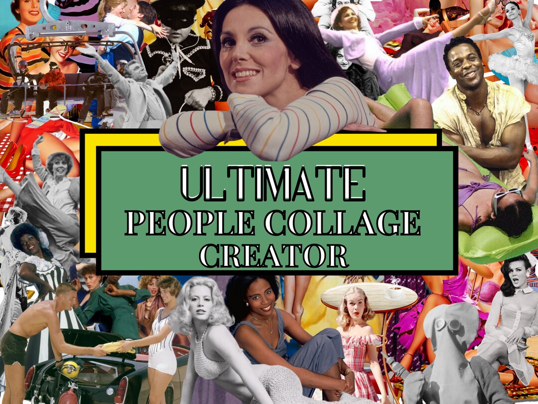 Ultimate People Collage Creator | 500 Pre-cut PNG Elements - Etsy