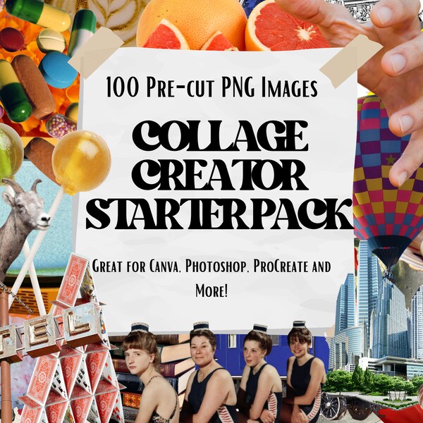 Paper Collage Wall Art - Etsy