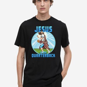 Jesus is My Quarterback Sunday Football Funny Hail Mary Touchdown - Etsy