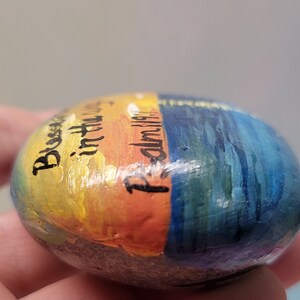 Painted Rock, Acrylic Paint, Hand Painted, One of a Kind, Unique, Bible ...