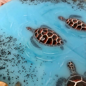Artwork| Picture With Turtles| Epoxy Resin Picture| Painting|handmade ...