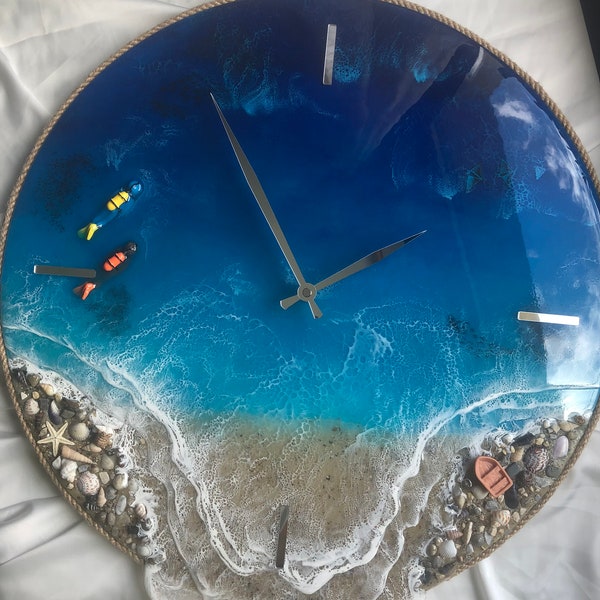Epoxy Resin Clock - Etsy