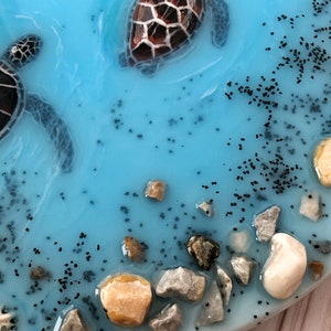 Artwork| Picture With Turtles| Epoxy Resin Picture| Painting|handmade ...