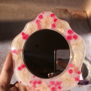 Epoxy Resin Mirror Gift for Hercompact Mirror make up Mirrorbathroom ...