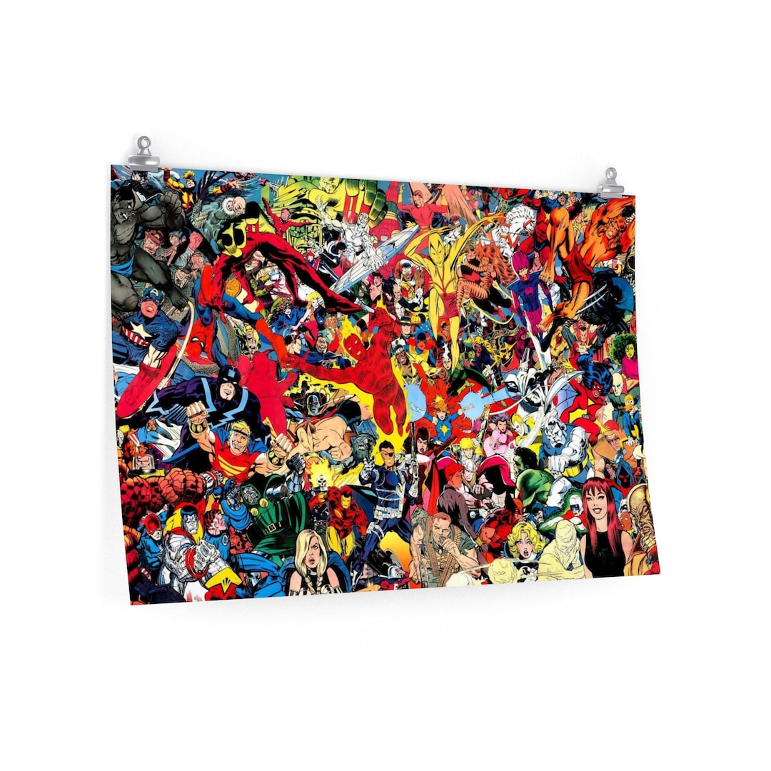 Marvel Universe Poster Image - Etsy