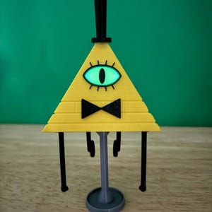 Bill Cipher Desk Figure - Gravity Falls Inspired Decoration - Etsy