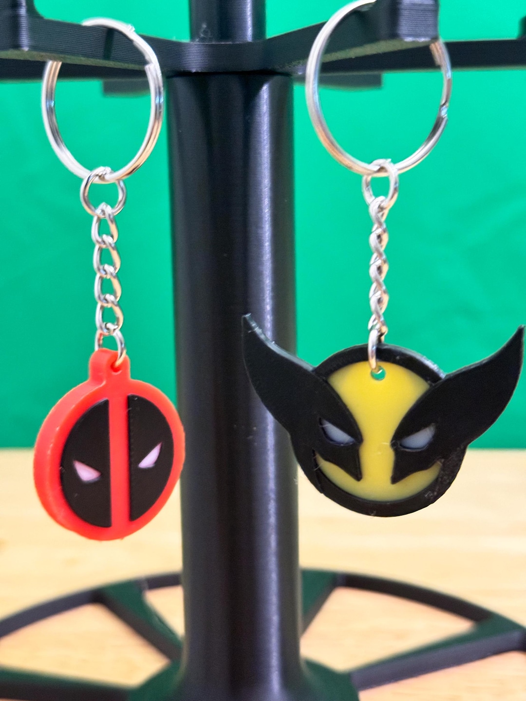 Deadpool and Wolverine Keychain Set - Marvel Superhero Duo - Etsy