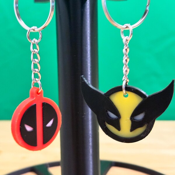 Deadpool and Wolverine Keychain - Etsy