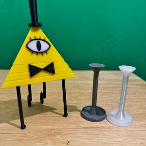 Bill Cipher Desk Figure - Gravity Falls Inspired Decoration - Etsy