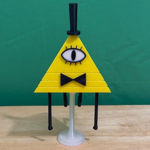Bill Cipher Desk Figure - Gravity Falls Inspired Decoration - Etsy