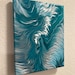 Turquoise Abstract Waves - Etsy