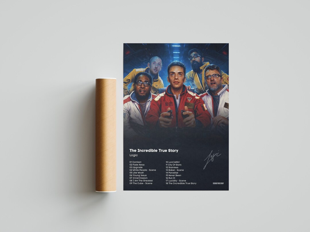 Logic 'the Incredible True Story' Poster Awaken My - Etsy