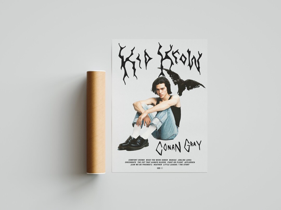 Conan Gray 'kid Krow' Poster Superache Poster - Etsy
