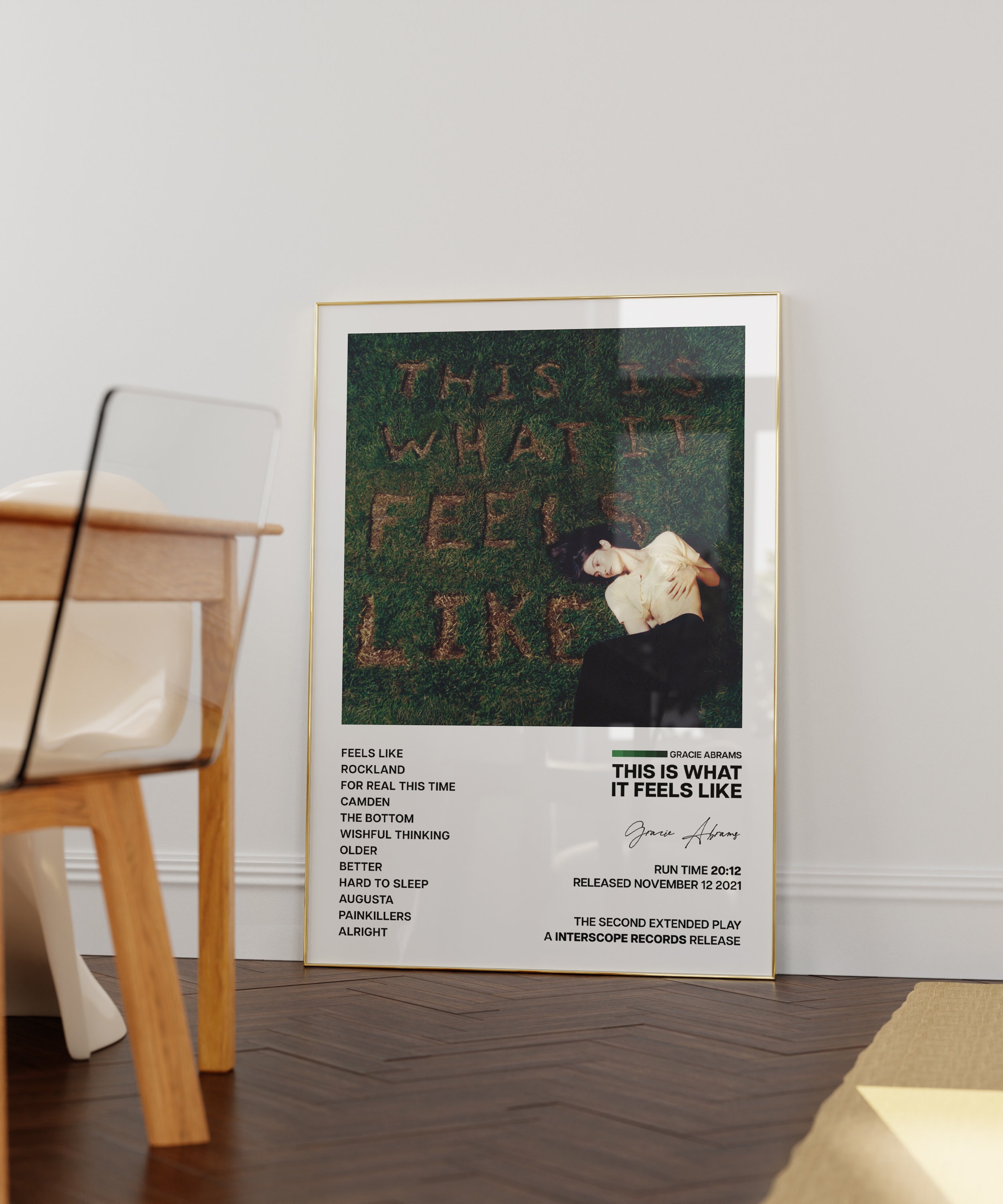 Gracie Abrams 'This Is What It Feels Like' Poster | Minor Poster ...