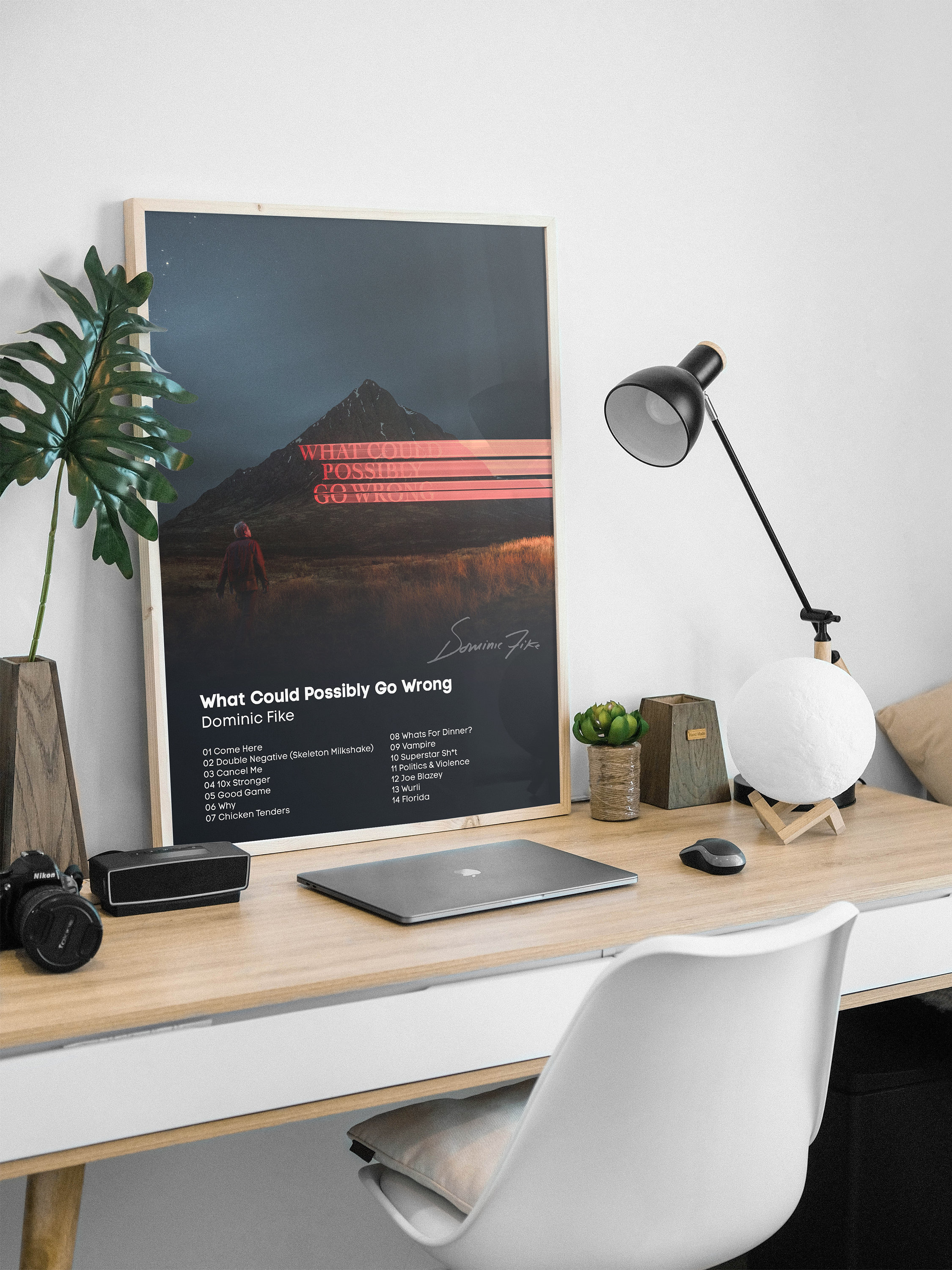 Dominic Fike 'What Could Possibly Go Wrong' Poster | Demos Poster | Album Cover Poster sold by ...