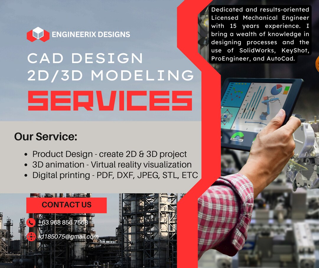 2D/3D Design | Product Design | Custom Design | Cad Model | Rendering ...