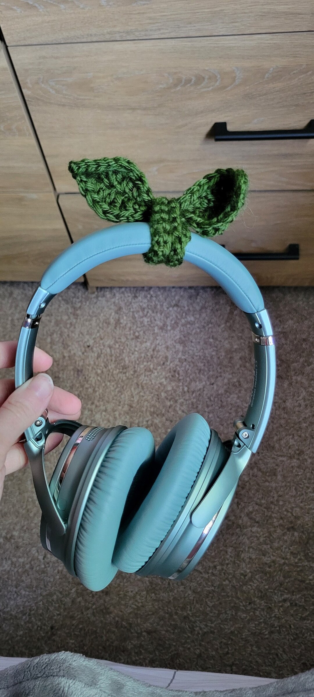 Crochet Sprout | Headphones Sprout | Cable Holder | Crochet | Handmade ...