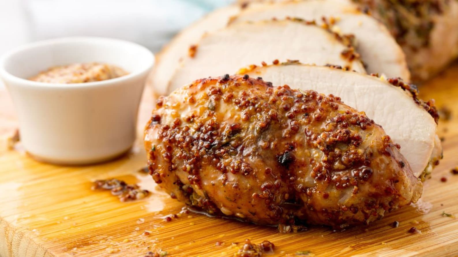 Mom’s Pork Loin Roast With Carolina Apple Compote, Meat Recipe, Bake ...