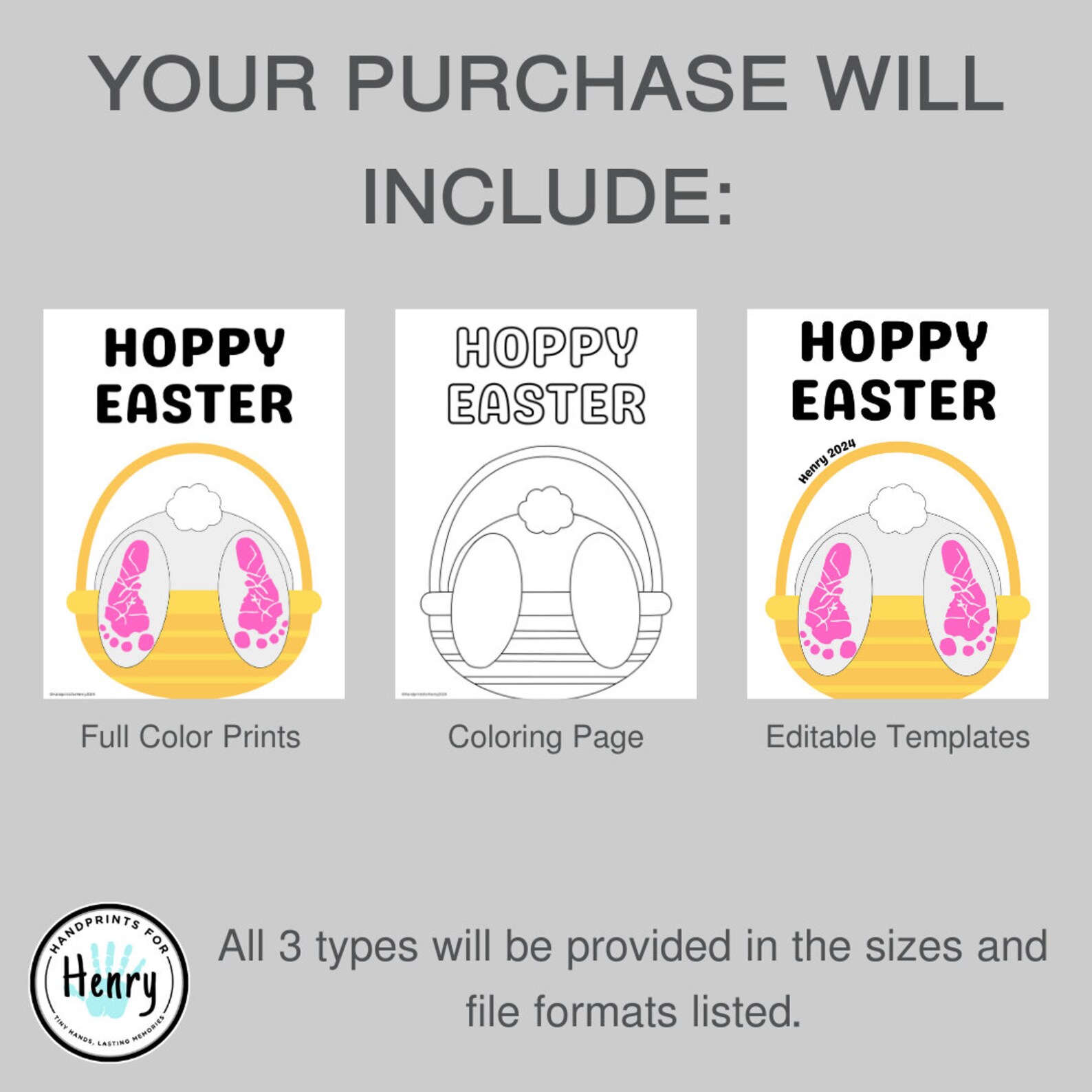 Hoppy Easter Footprint Bunny Craft, Happy Spring Art Activities for ...