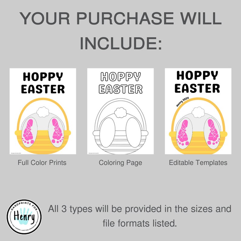 Hoppy Easter Footprint Bunny Craft, Happy Spring Art Activities for ...